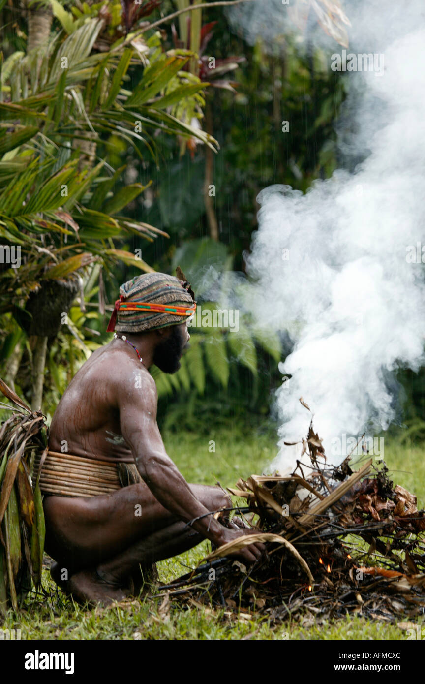 A Huli wigman tribal warrior, Tari, Papua New Guinea Stock Photo - Alamy