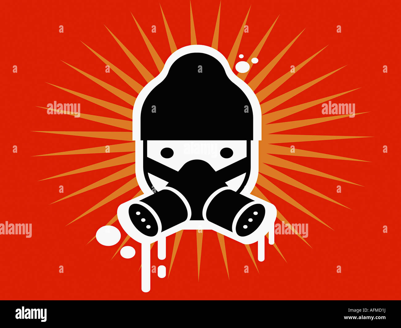 Human face wearing a gas mask Stock Photo - Alamy