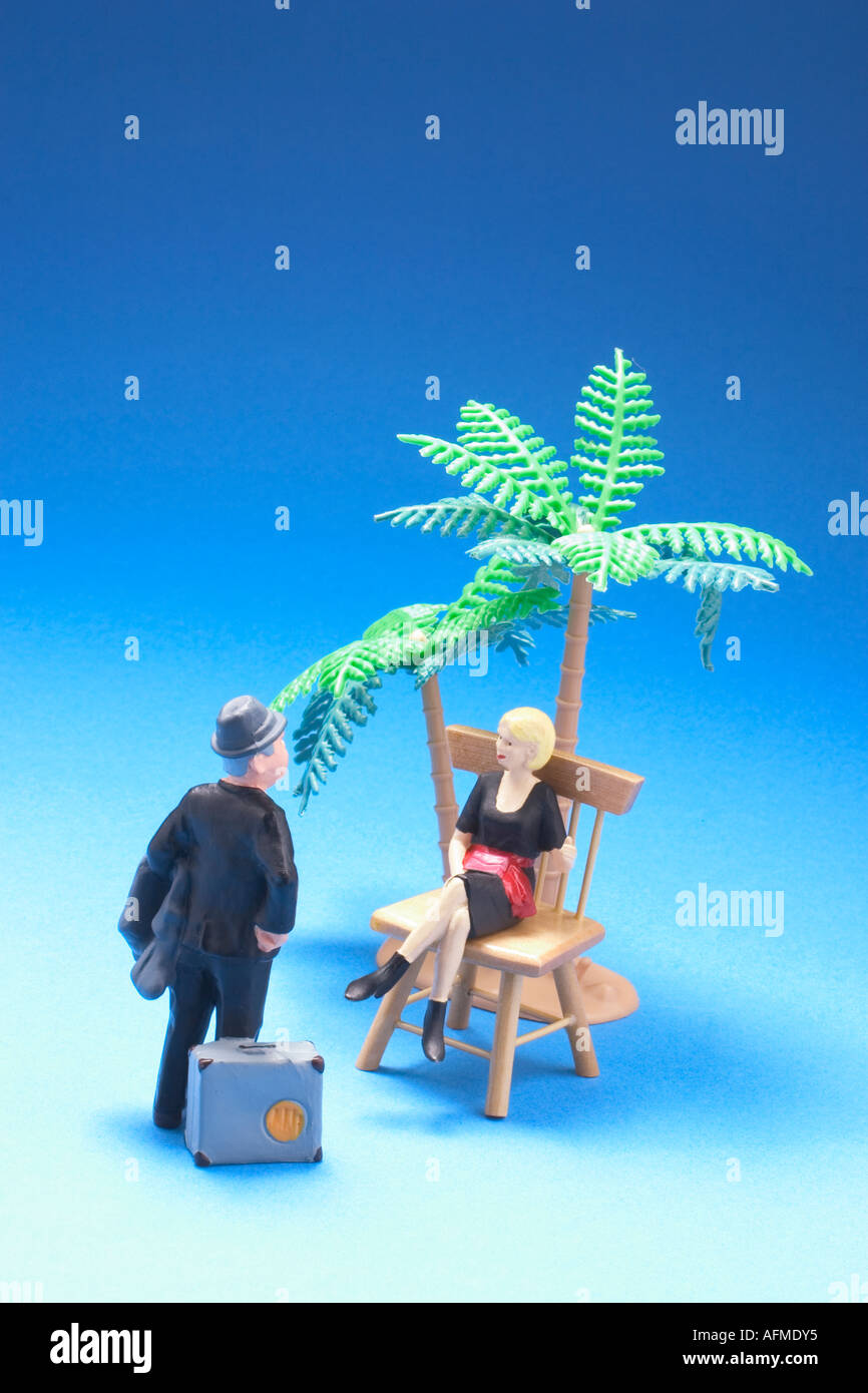 Tree rest figures hi-res stock photography and images - Alamy