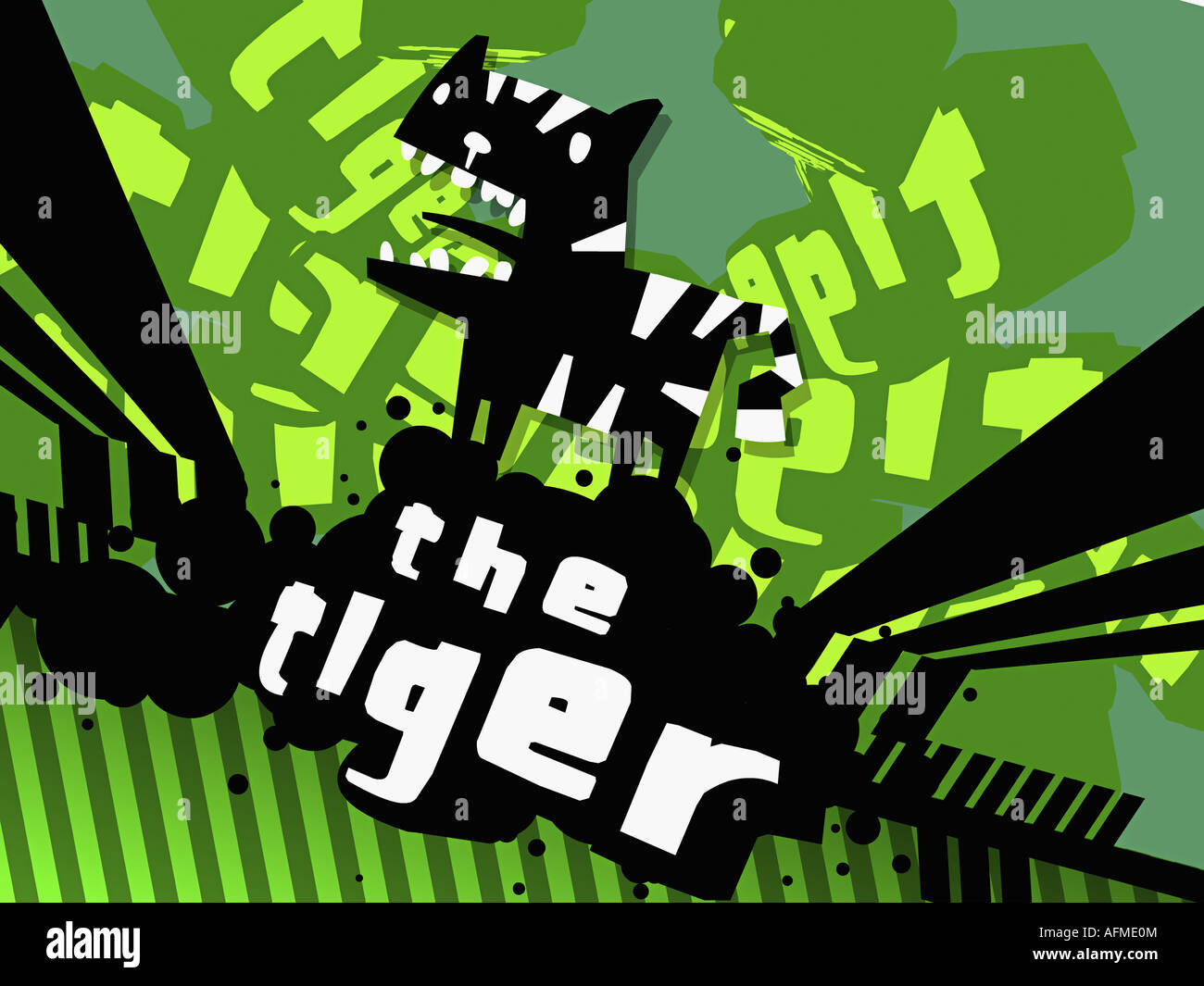 Tiger text hi-res stock photography and images - Alamy