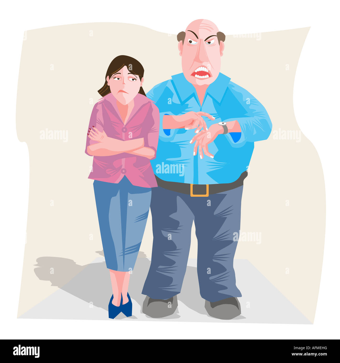 Woman expressing anger shouting hi-res stock photography and images - Alamy