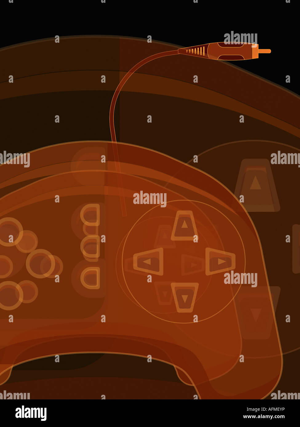 Close up of a video game controller Stock Photo - Alamy