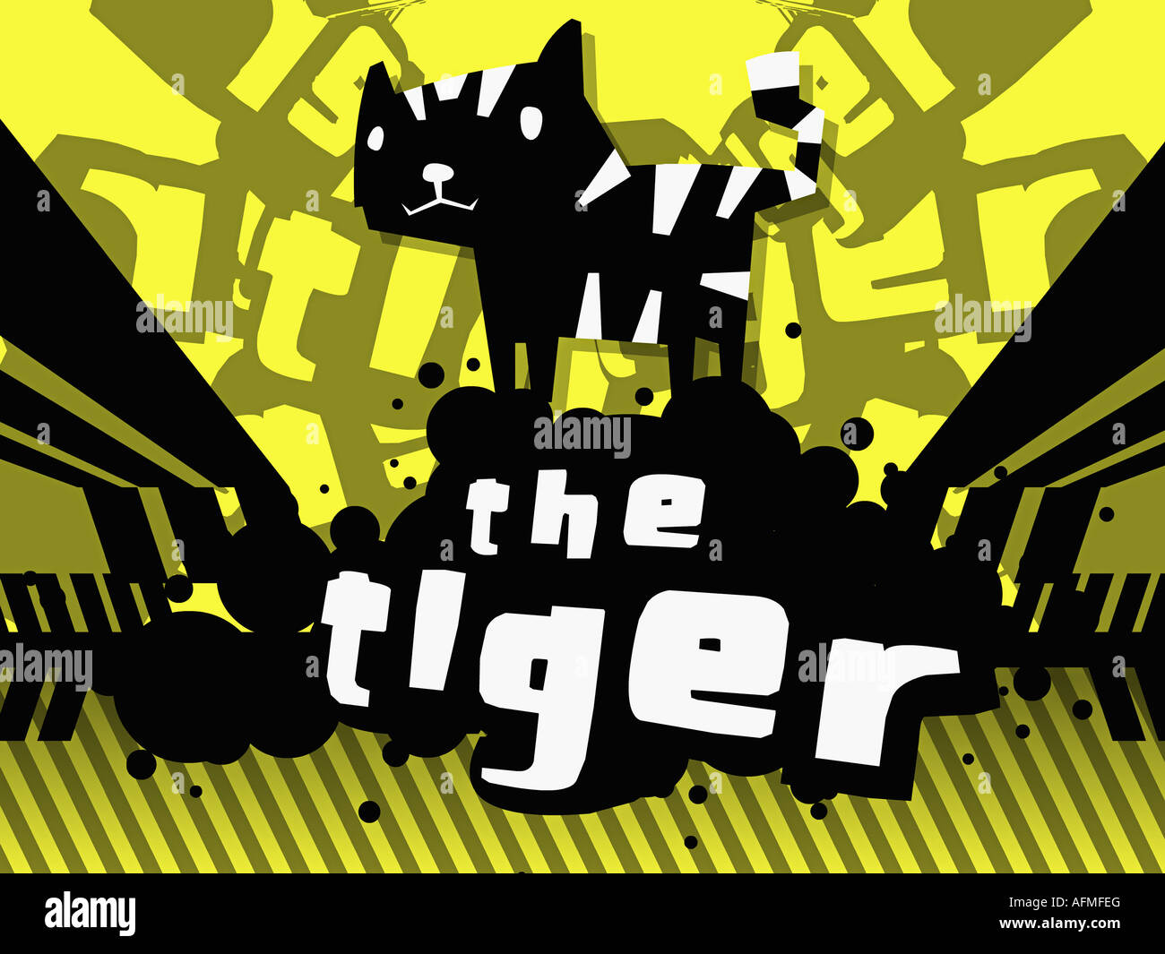 Tiger text hi-res stock photography and images - Alamy