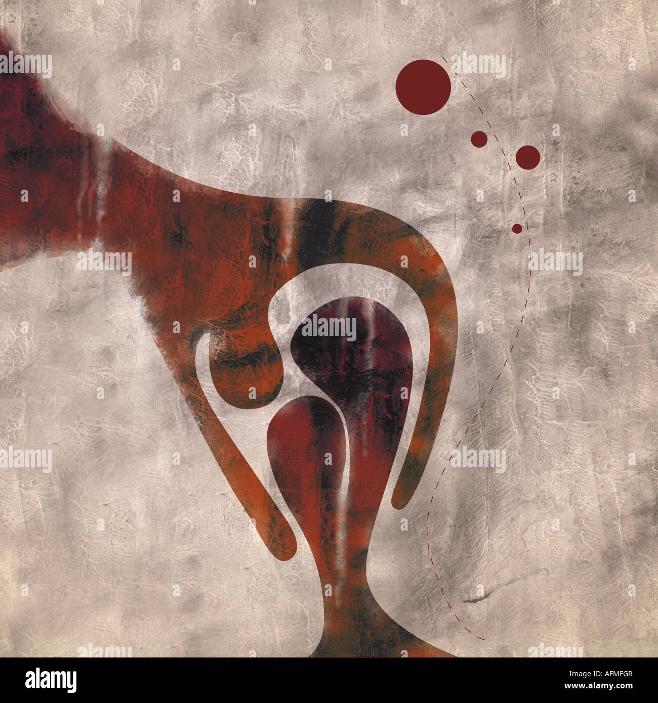 Person with arms around an object Stock Photo - Alamy