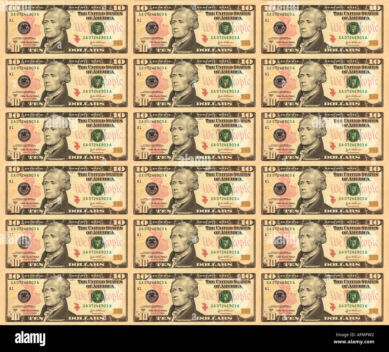 Dollar pattern hi-res stock photography and images - Alamy