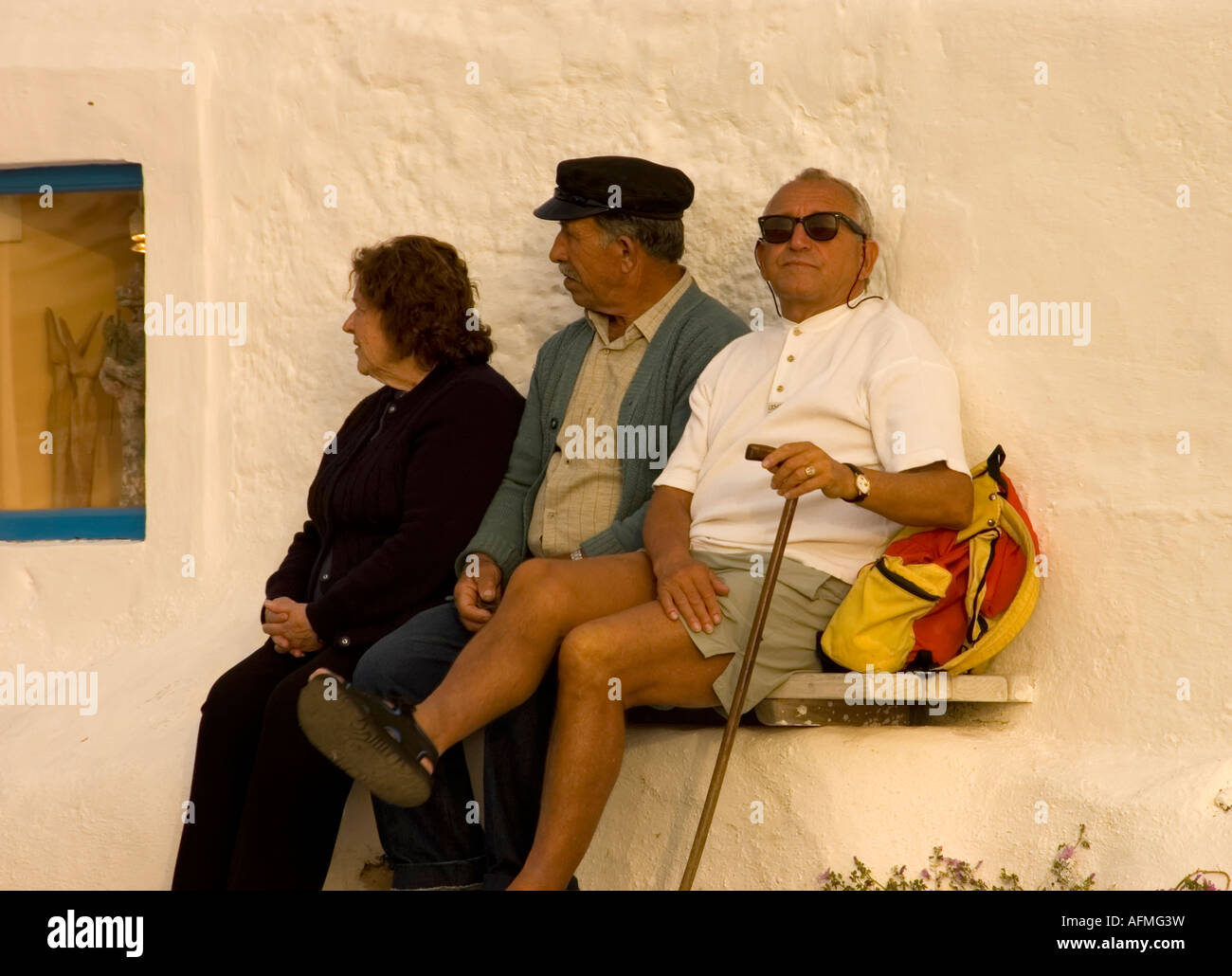 Typical Greek seniors Stock Photo - Alamy