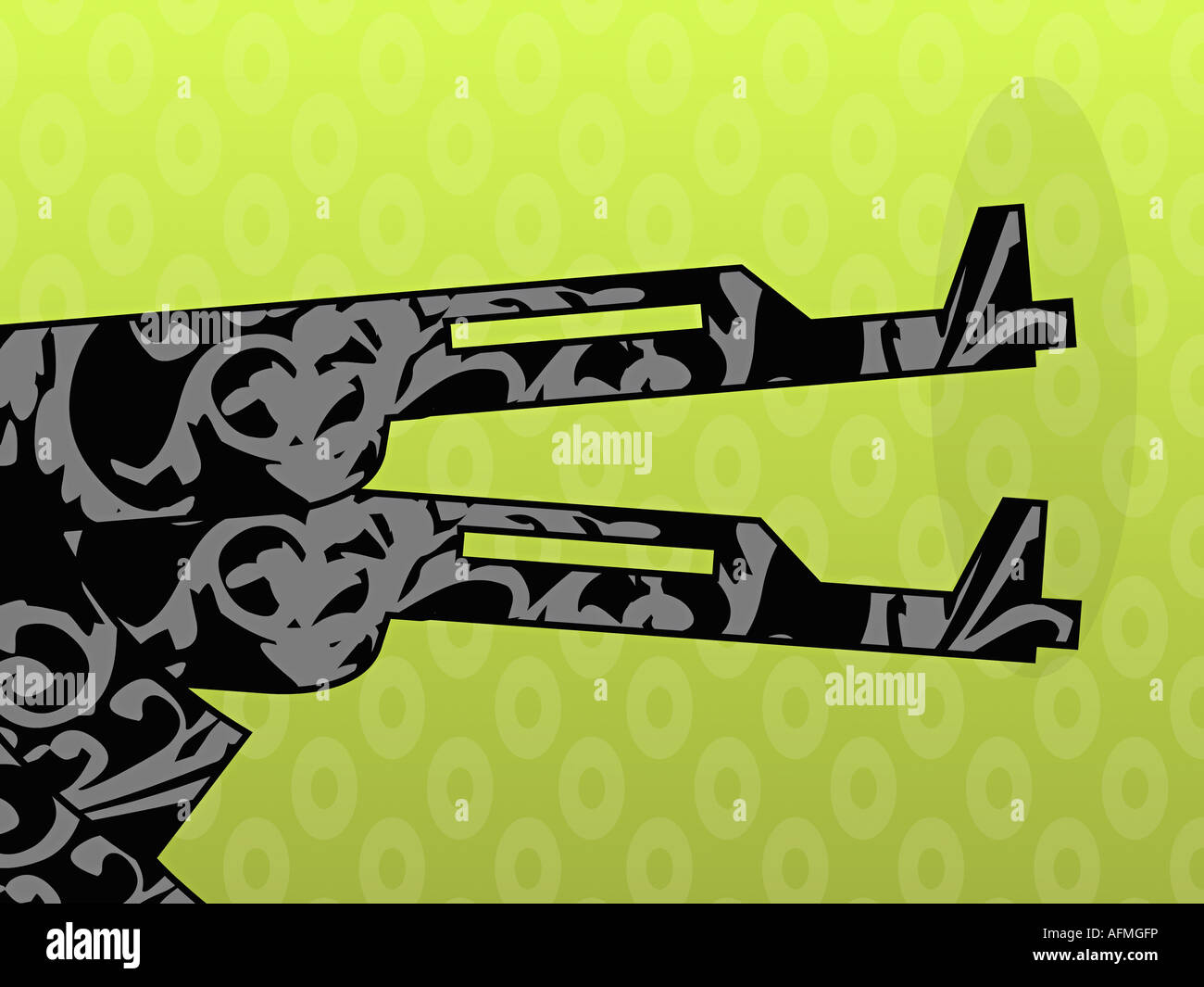 Two rifles hi-res stock photography and images - Alamy