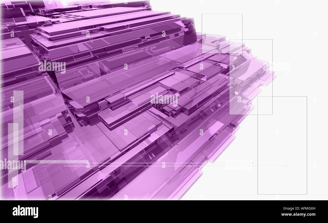 Purple abstract pattern on a white background Stock Photo - Alamy