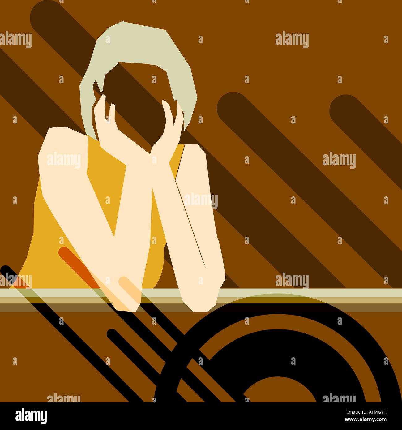 Square woman body shape illustration hi-res stock photography and ...