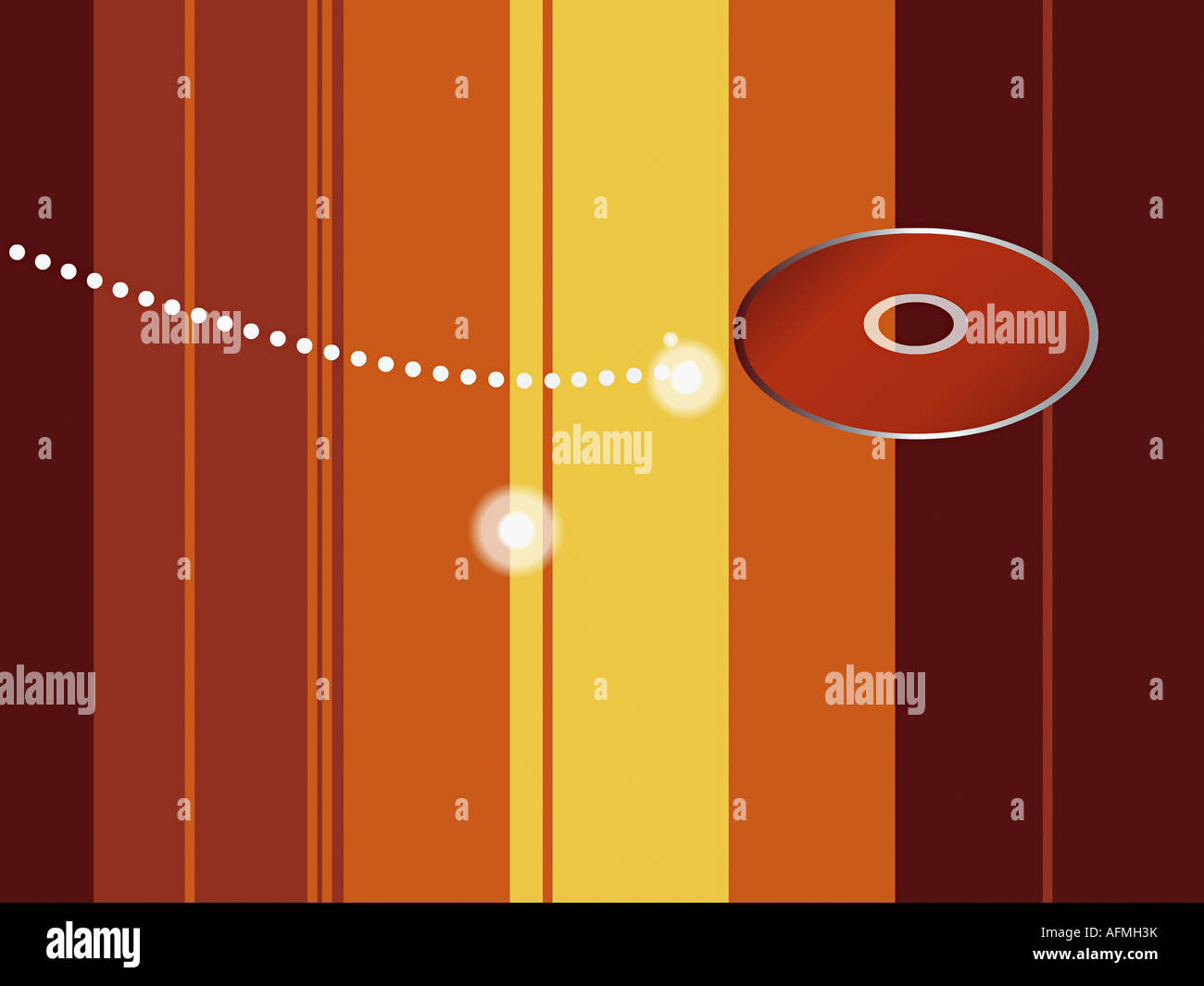 Cd disc flying hi-res stock photography and images - Alamy