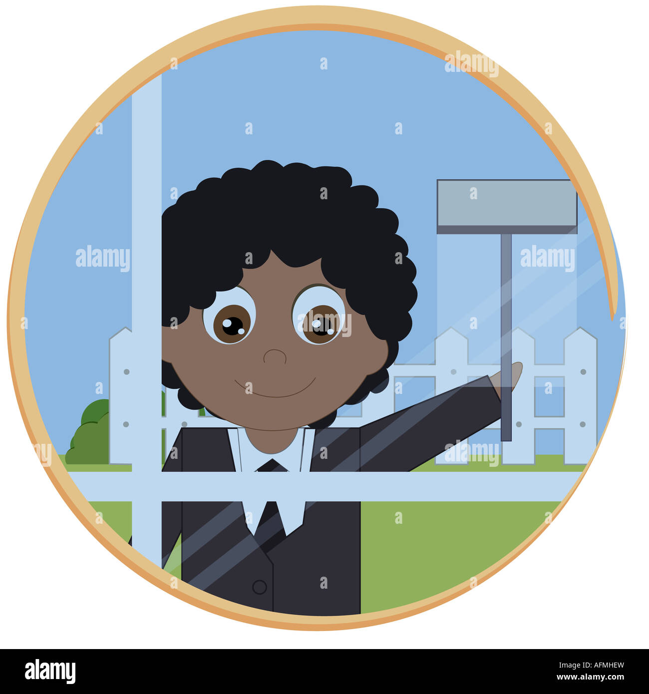 Man wiping a window Stock Photo - Alamy