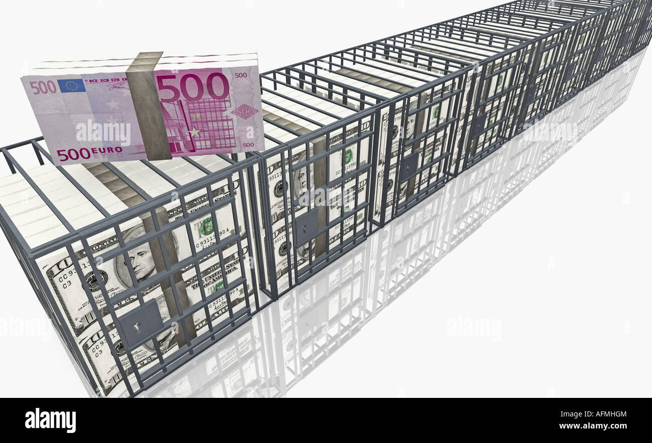 Banknotes bundle five ten hi-res stock photography and images - Alamy