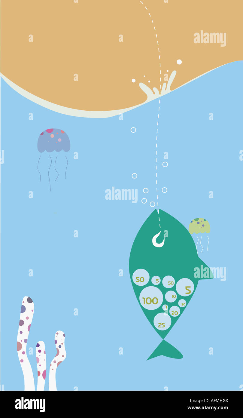 Fishing hook inside a fish mouth Stock Photo - Alamy