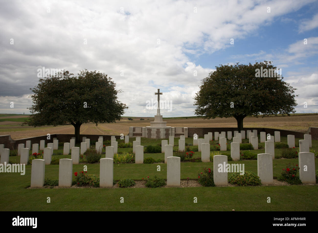 Point 110 Old Military Cemetery The Somme Picardy France Stock Photo ...