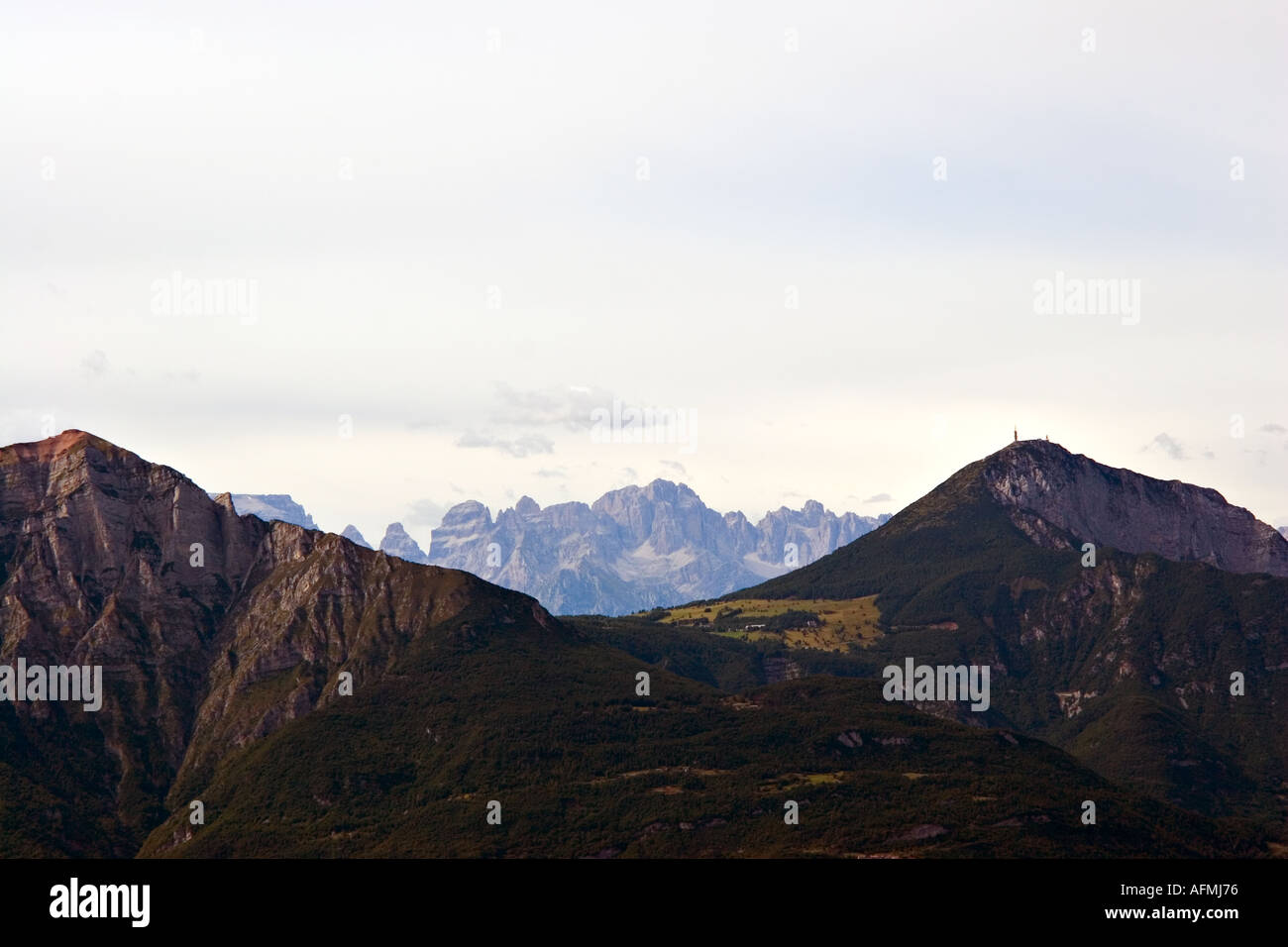 landscape mountain range chain of mountains Stock Photo - Alamy