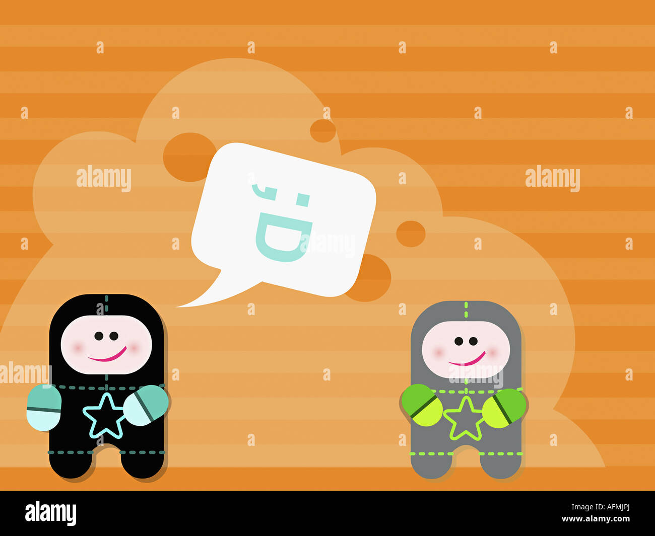 Person talking to another person Stock Photo - Alamy