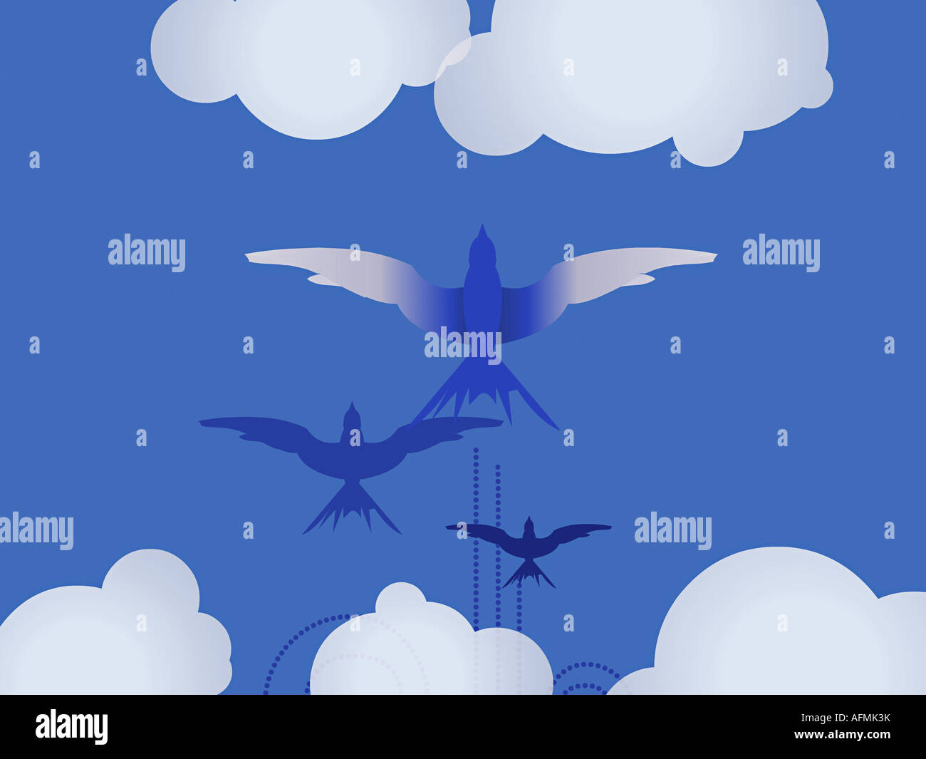 Three birds hi-res stock photography and images - Alamy