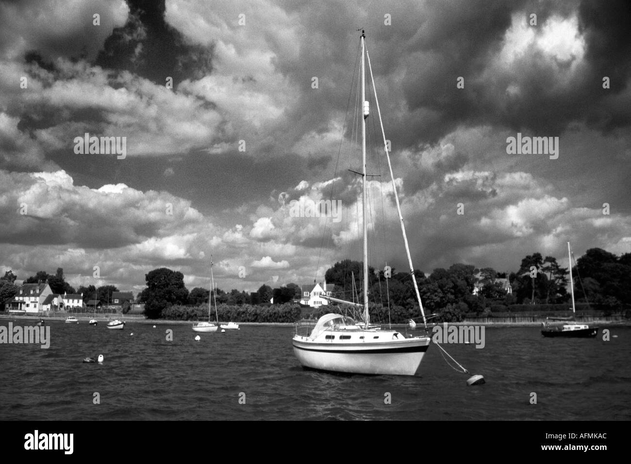 Lake shore activity Black and White Stock Photos & Images - Alamy