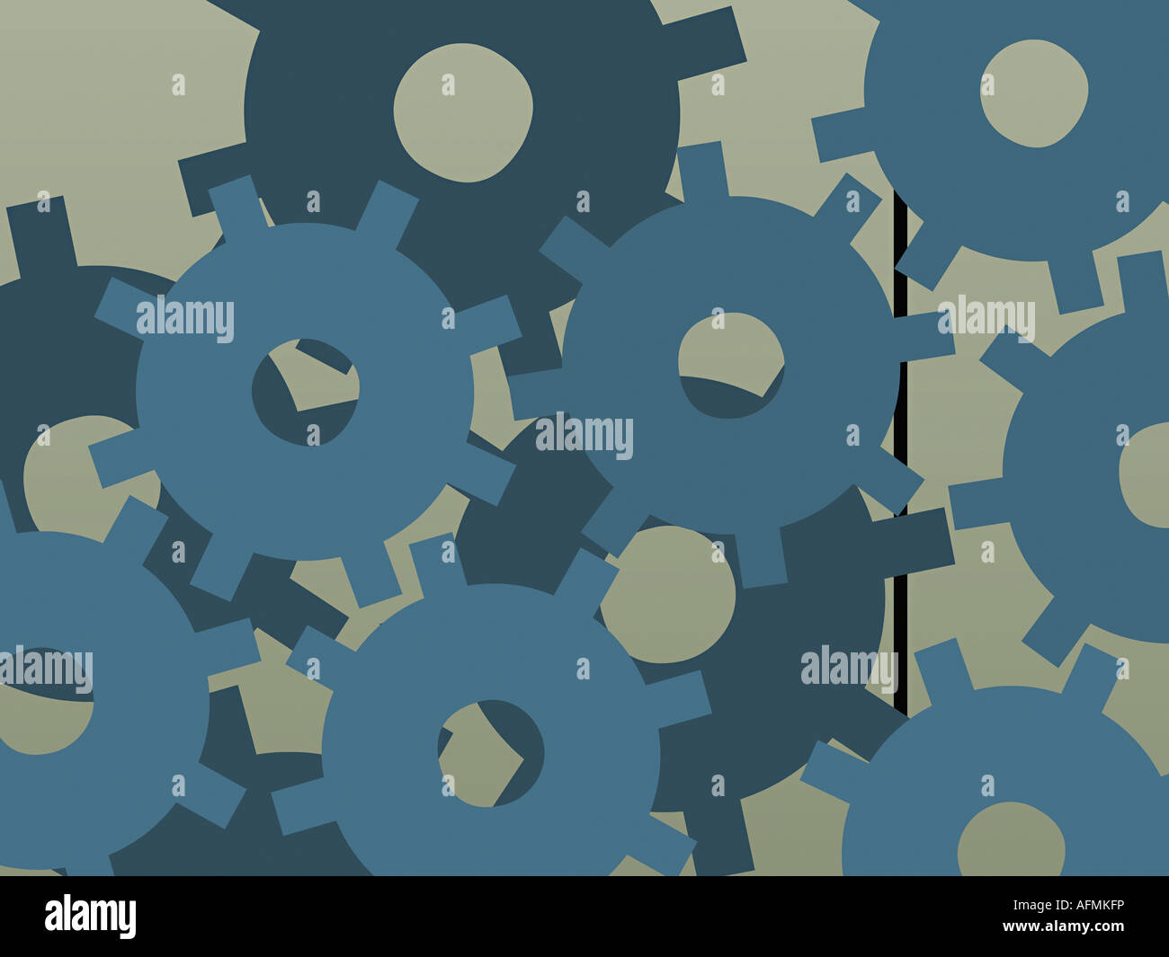 Group of gears on a colored background Stock Photo - Alamy