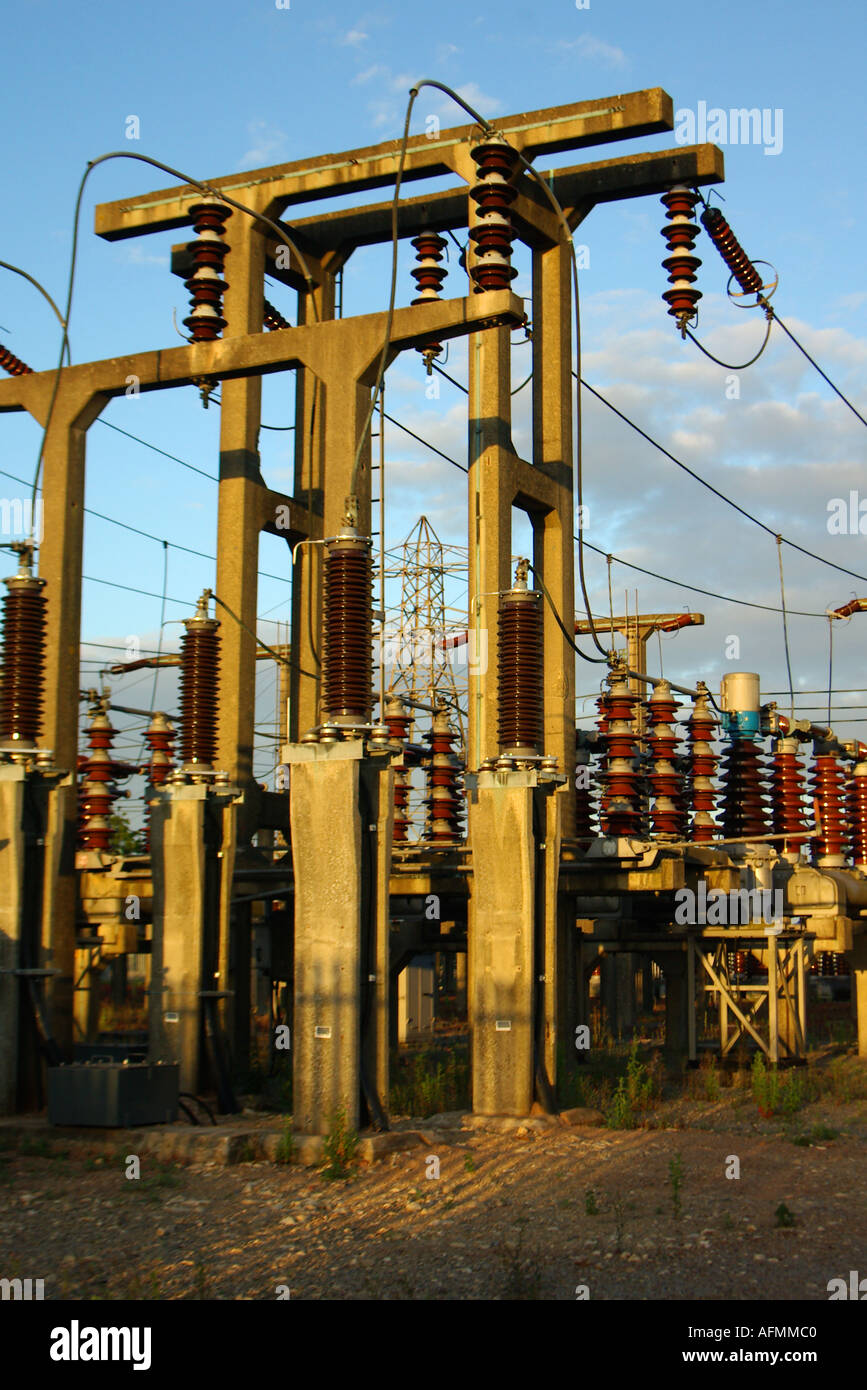 Electricity Sub Station Stock Photo - Alamy