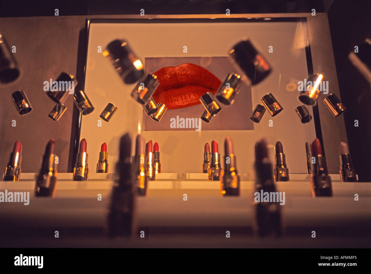 "Lipstick display "Yves Saint Laurent", ^Paris, France Stock Photo - Alamy