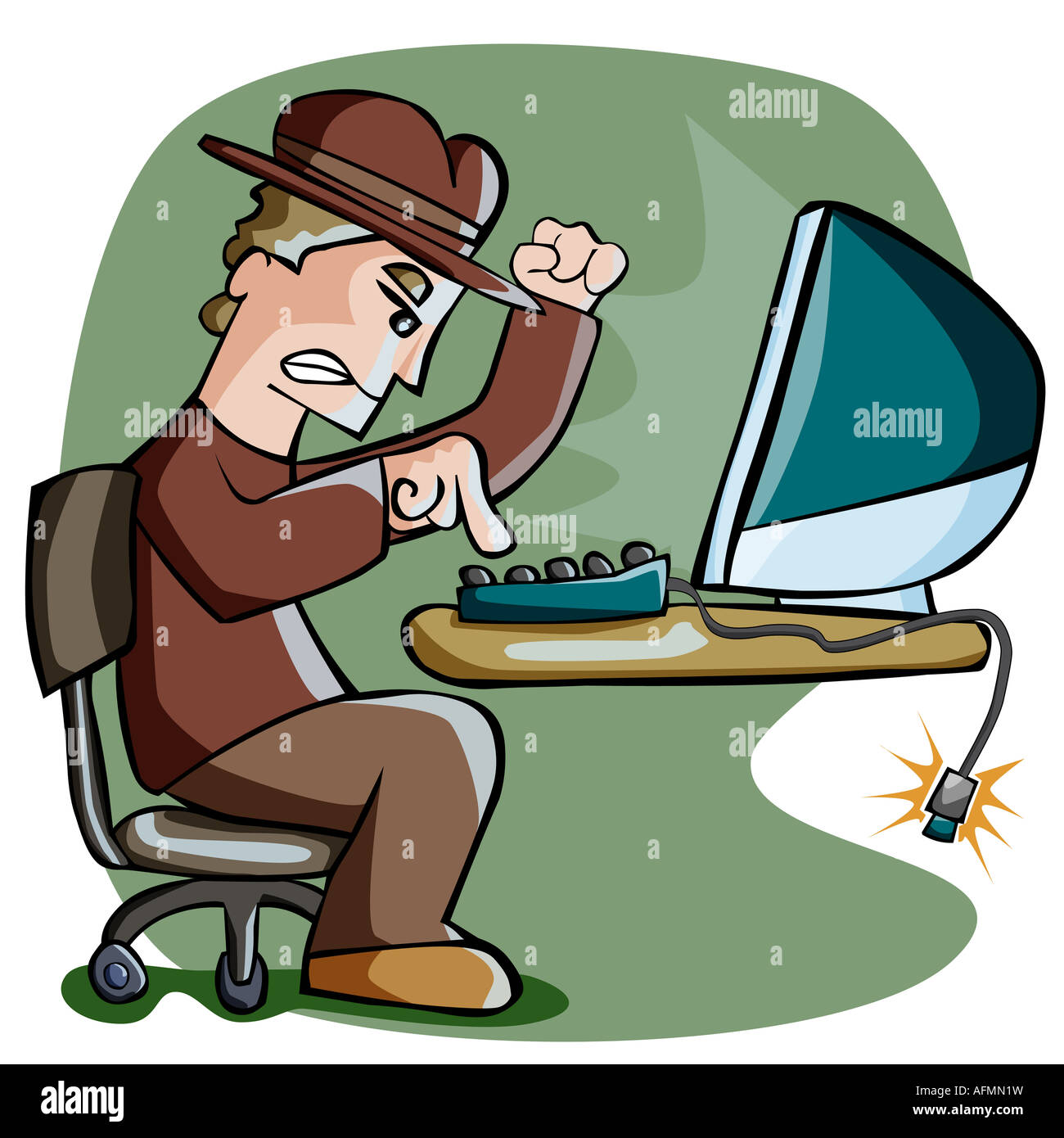 Someone using keyboard computer hi-res stock photography and images - Alamy