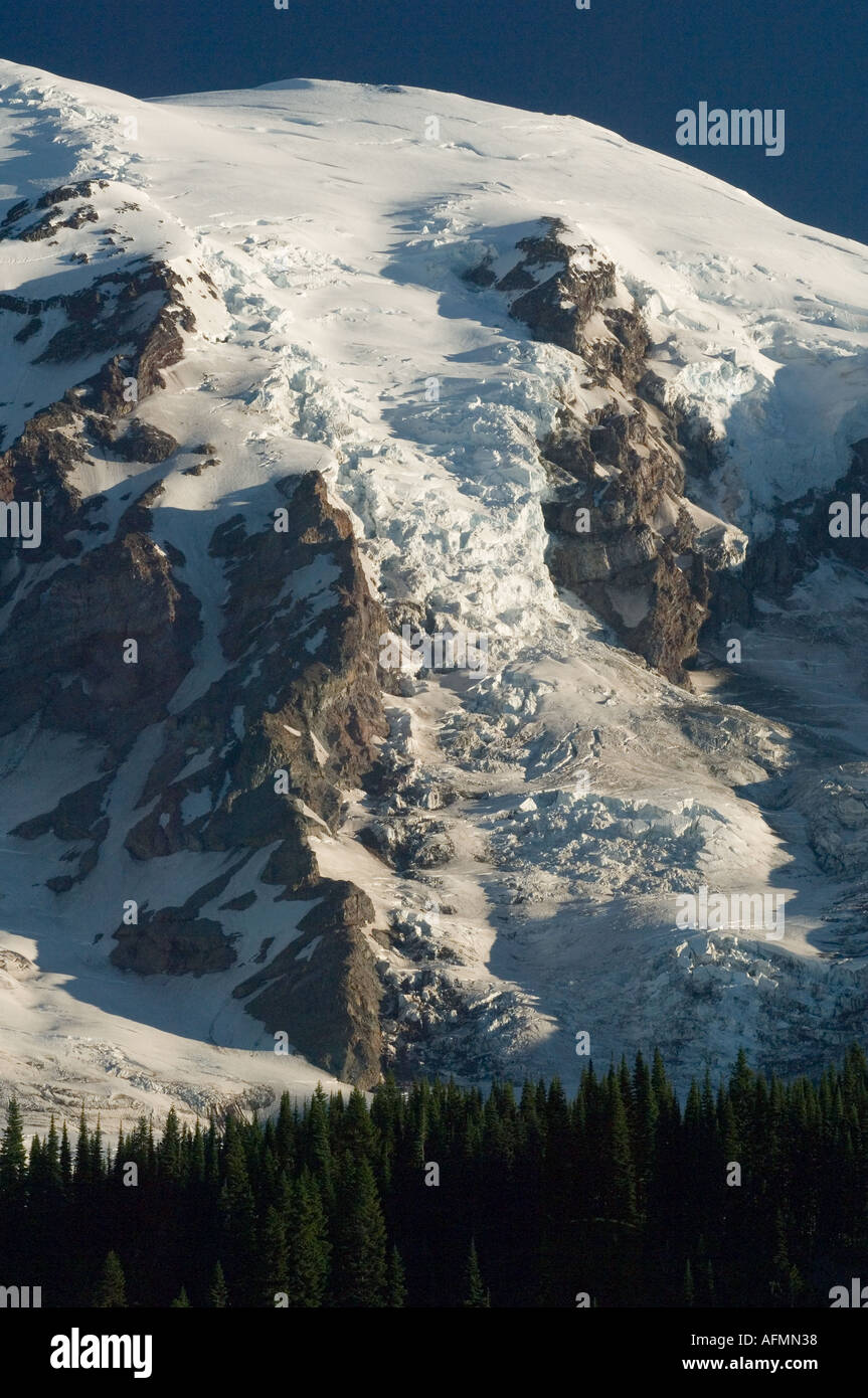 USA WASHINGTON, Cascade Range, Mount Rainier National Park, PARADISE ...
