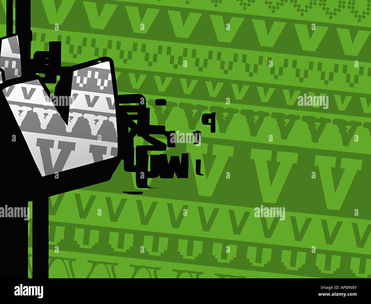 The alphabet V Stock Photo - Alamy