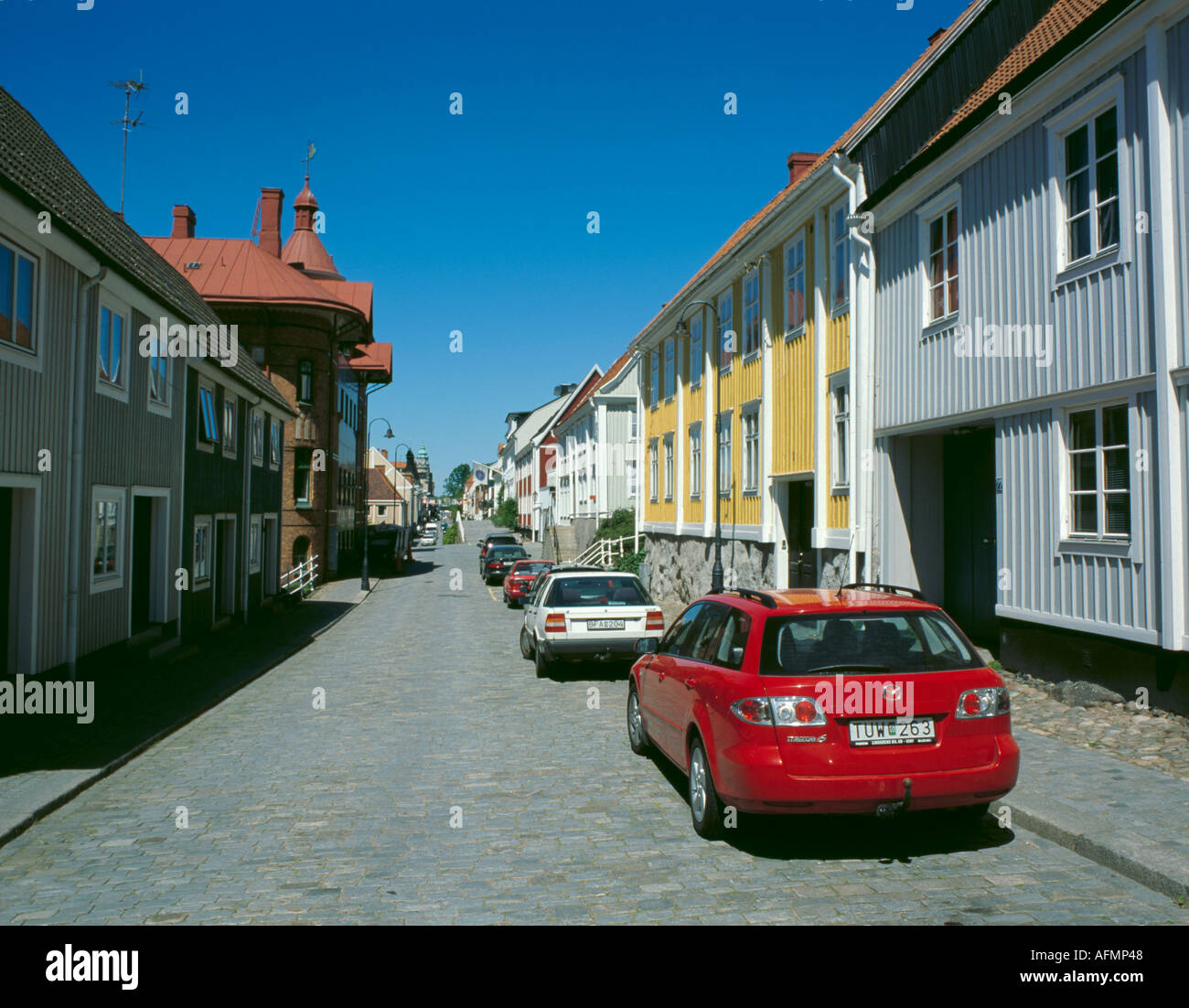 Coloured timber houses in the old town hi-res stock photography and ...