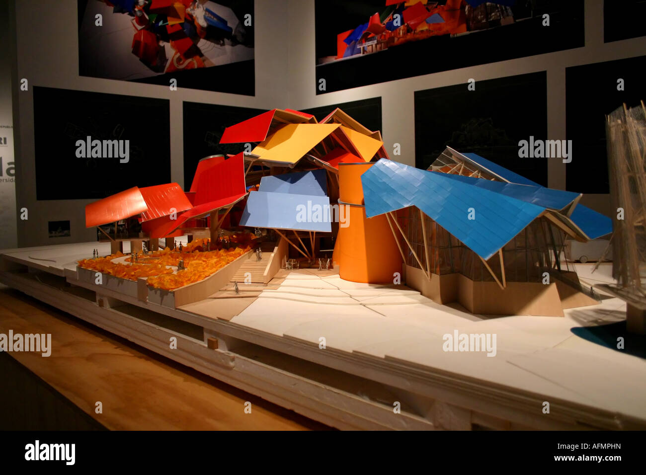 Working model of the Gehry Museum of Biodiversity at Panama Central ...