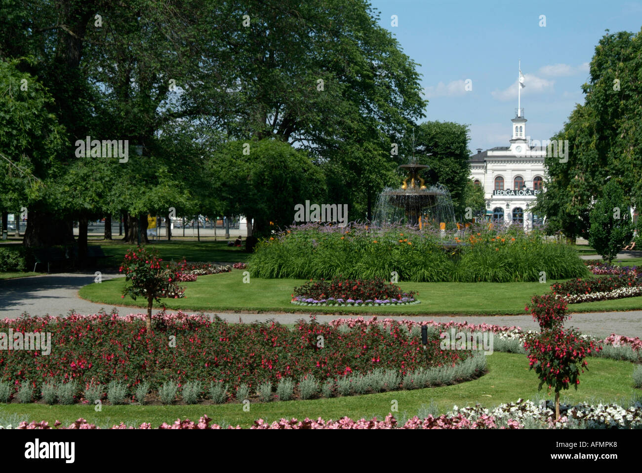 communal, garden, space, parks, in, linkoping, Linköping, southern ...