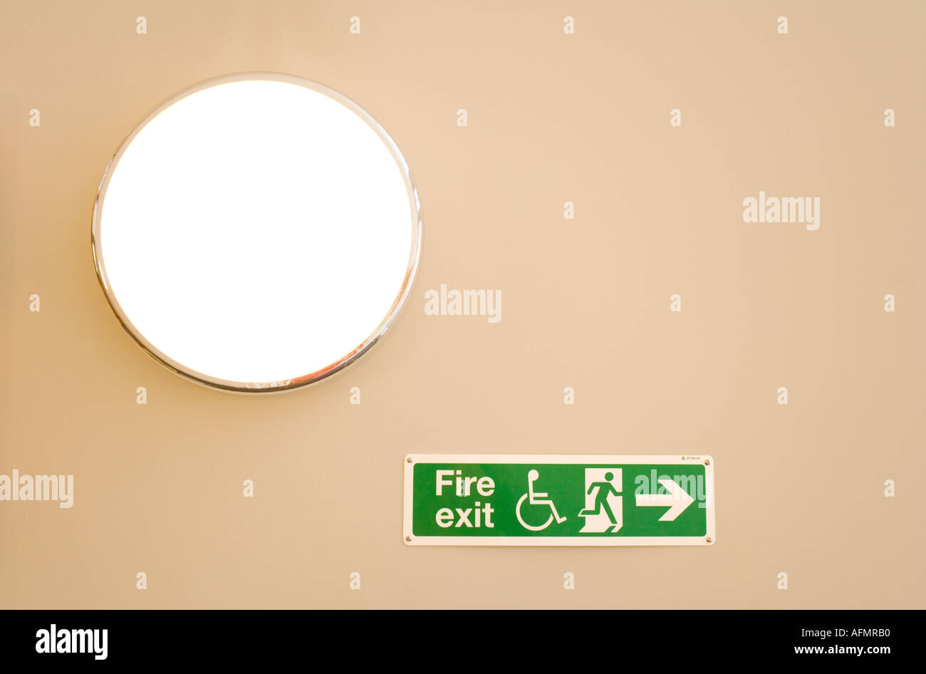 Fire exit lights hi-res stock photography and images - Alamy