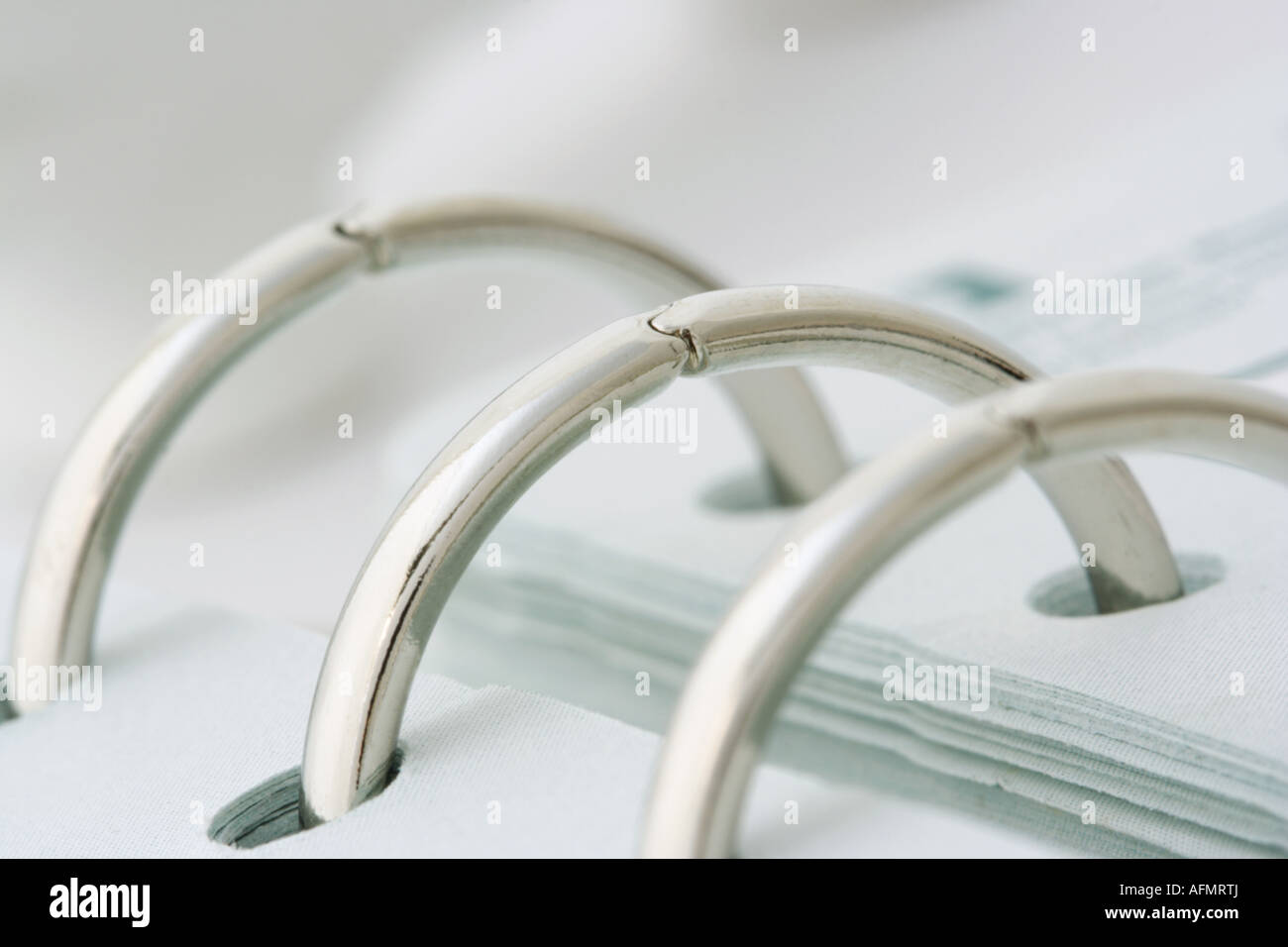 Spiral Rings of Notebook Stock Photo - Alamy