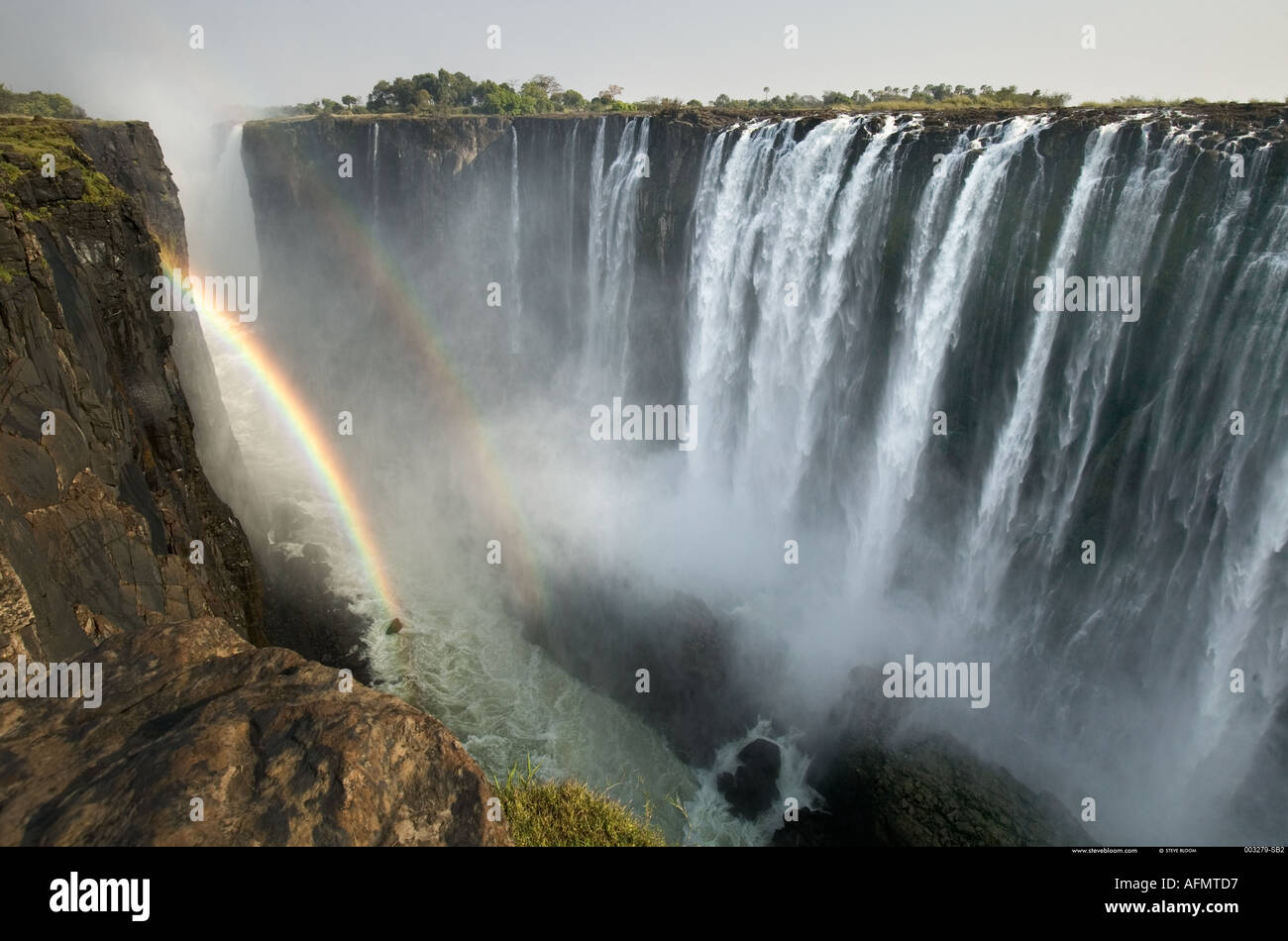 Double rainbow Victoria Falls Zimbabwe Stock Photo - Alamy