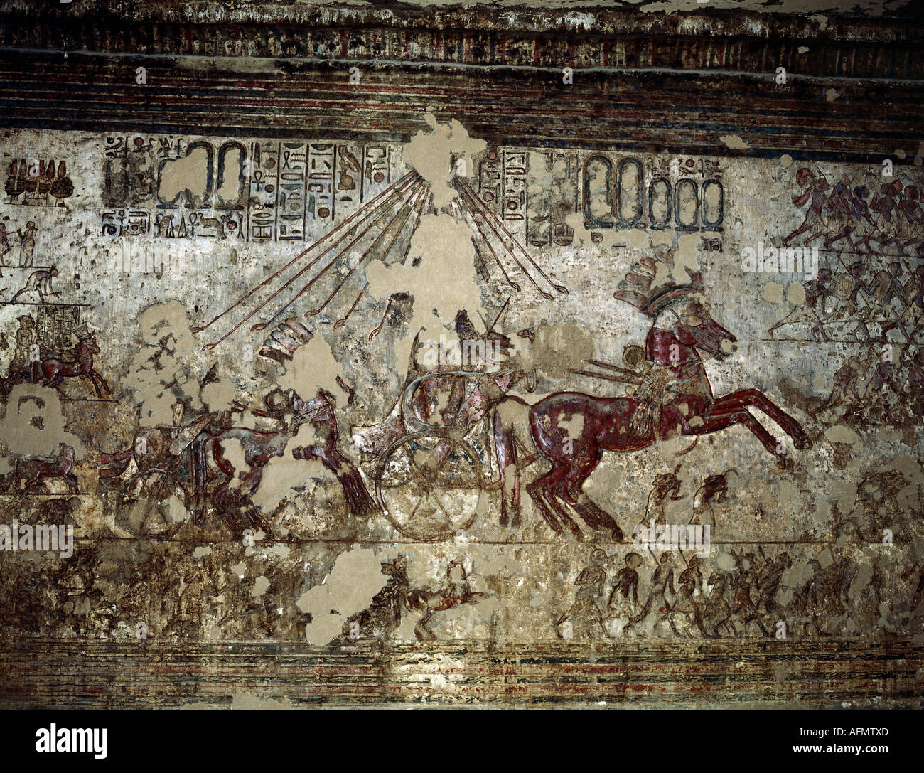 fine arts, ancient world, Egypt, relief, New Kingdom, 18th dynasty ...