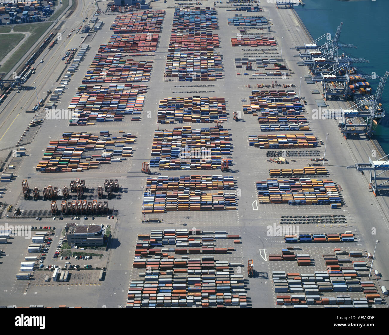 Port of rotterdam aerial hi-res stock photography and images - Alamy