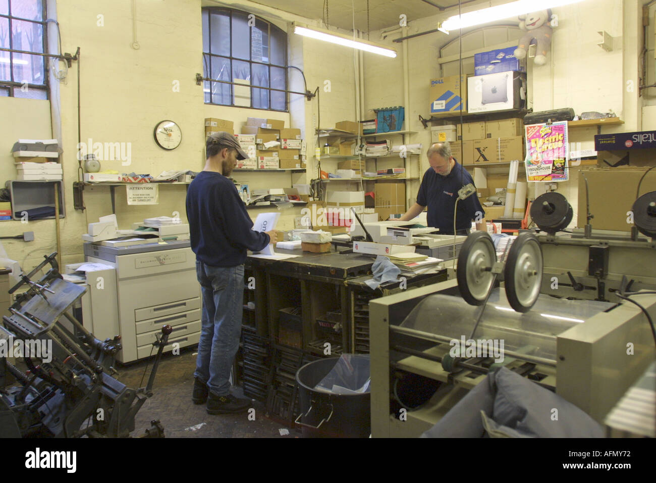 High street printing and repro shop Stock Photo - Alamy