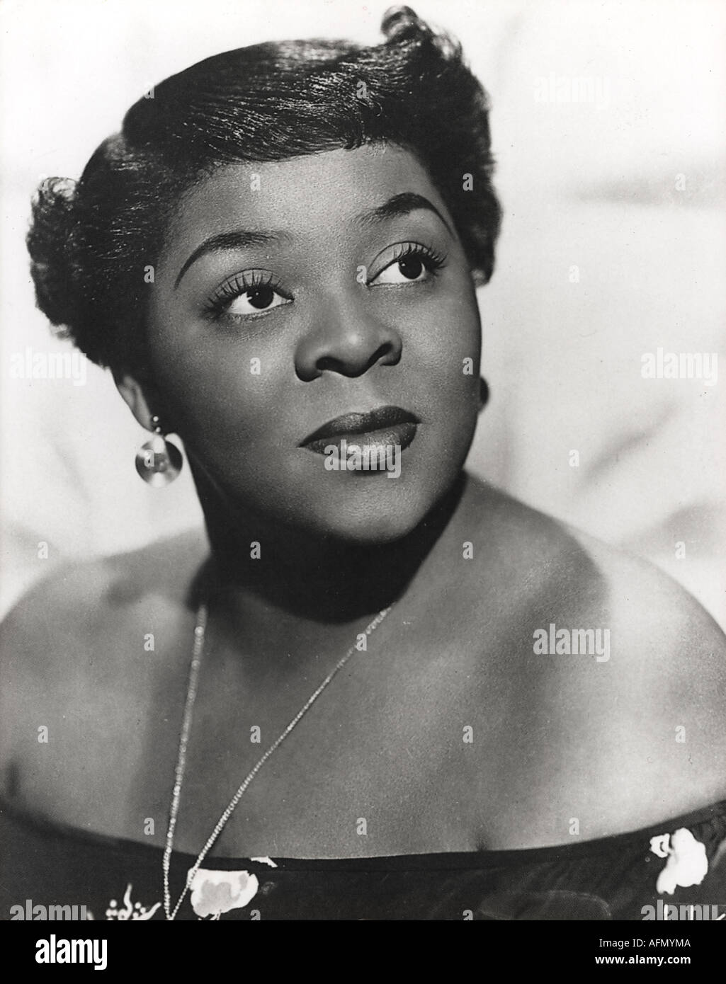 DINAH WASHINGTON US singer about 1960 Stock Photo - Alamy