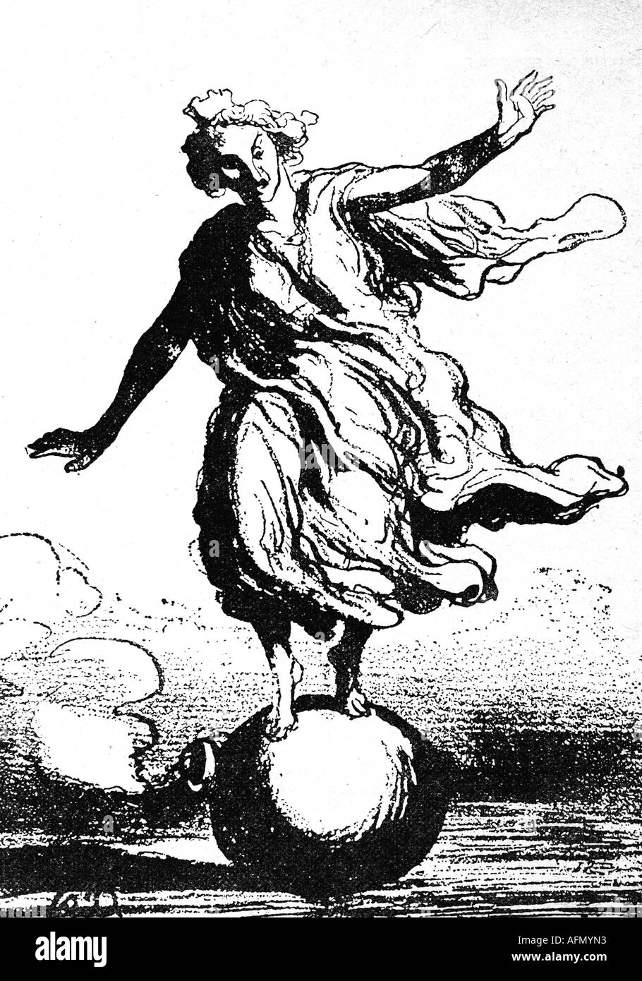 Caricature By Honore Daumier Stock Photos & Caricature By Honore ...