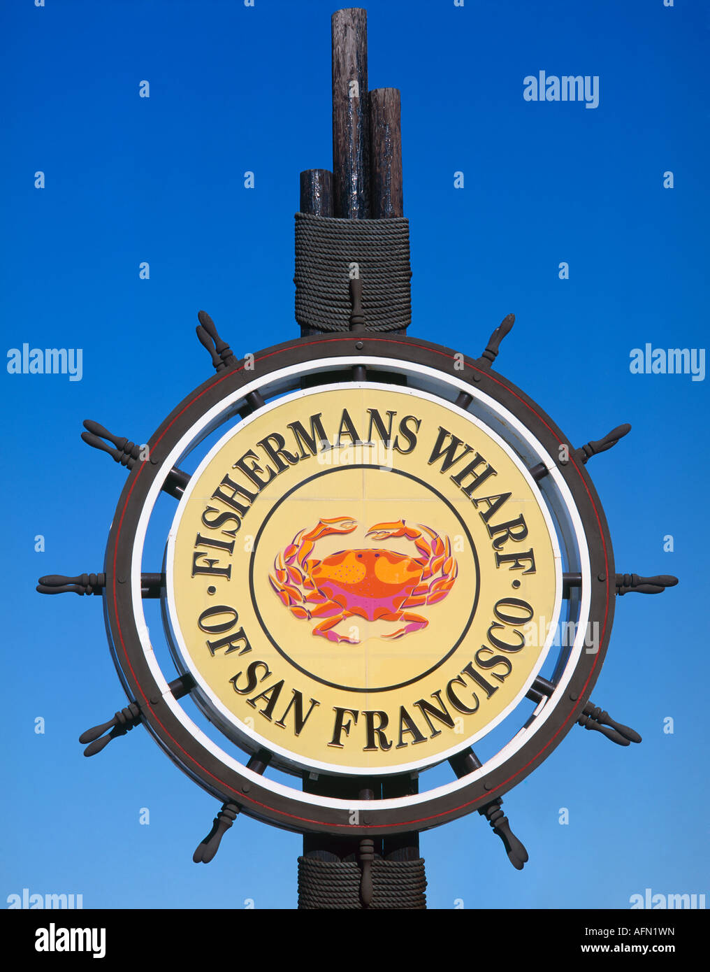 "Fishermans Wharf" Sign "San Francisco" California USA Stock Photo - Alamy