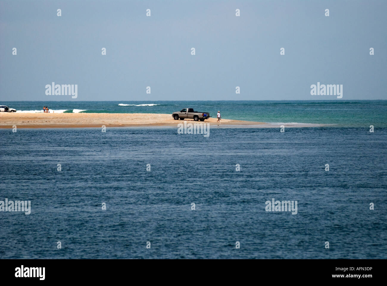 surf fishing at Matanzas Inlet St Augustine Florida Stock Photo - Alamy