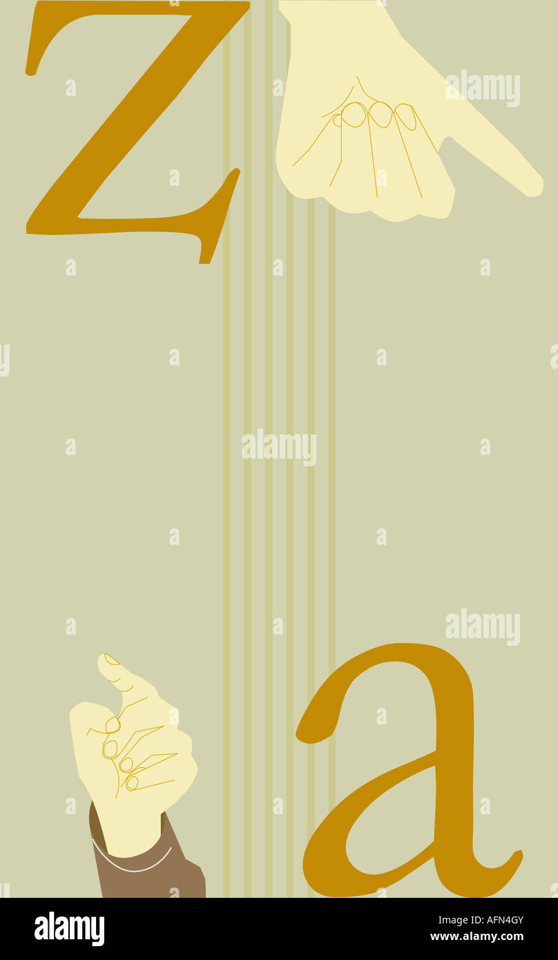 Close-up of human hands with alphabets Stock Photo - Alamy