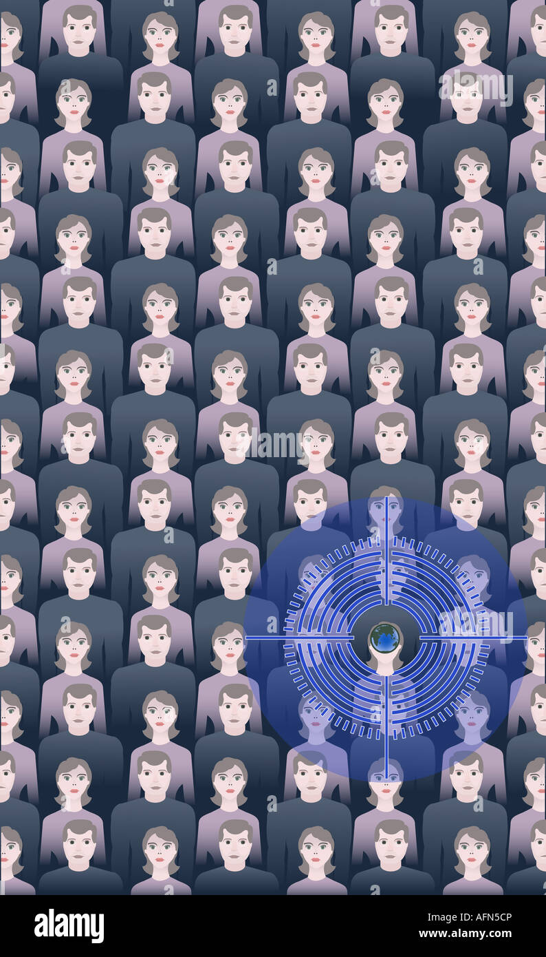 Singled out in a crowd hi-res stock photography and images - Alamy