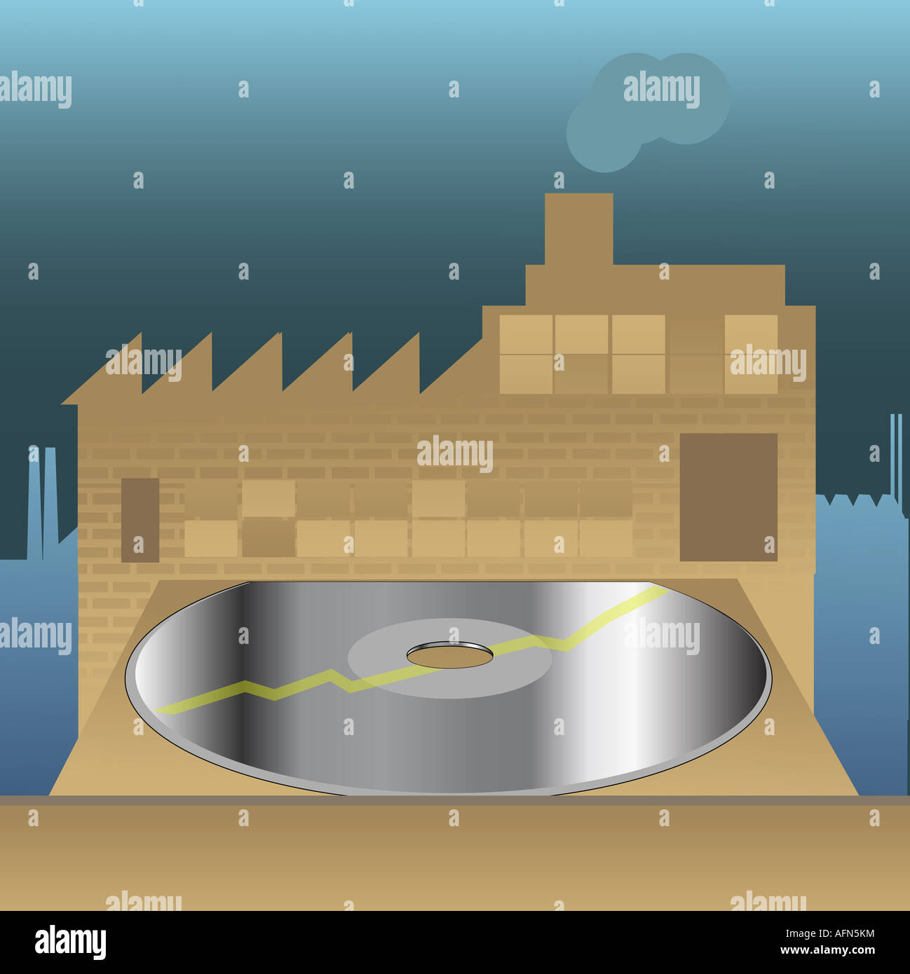 Cd factory hi-res stock photography and images - Alamy