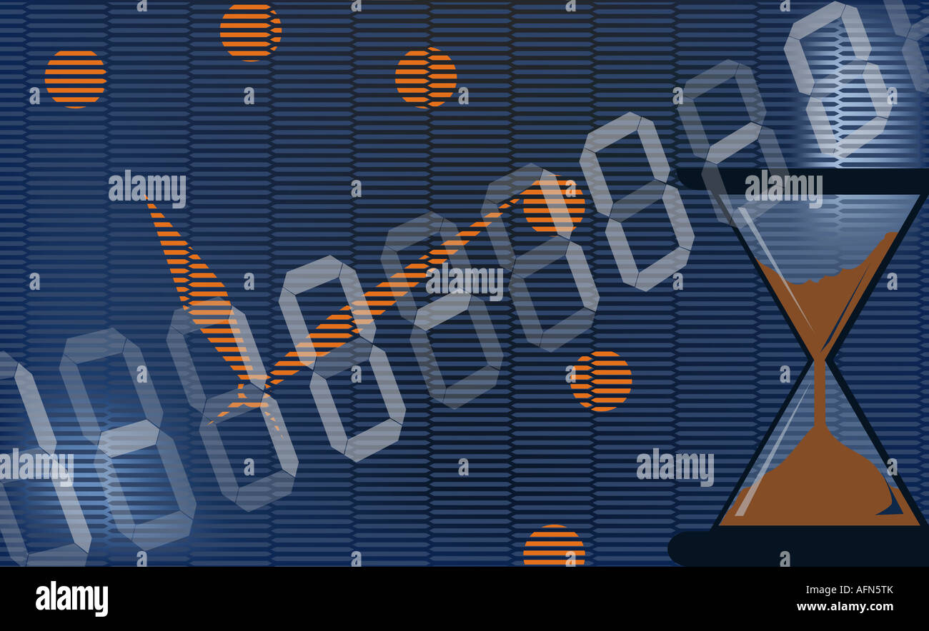 Close-up of an hourglass Stock Photo - Alamy