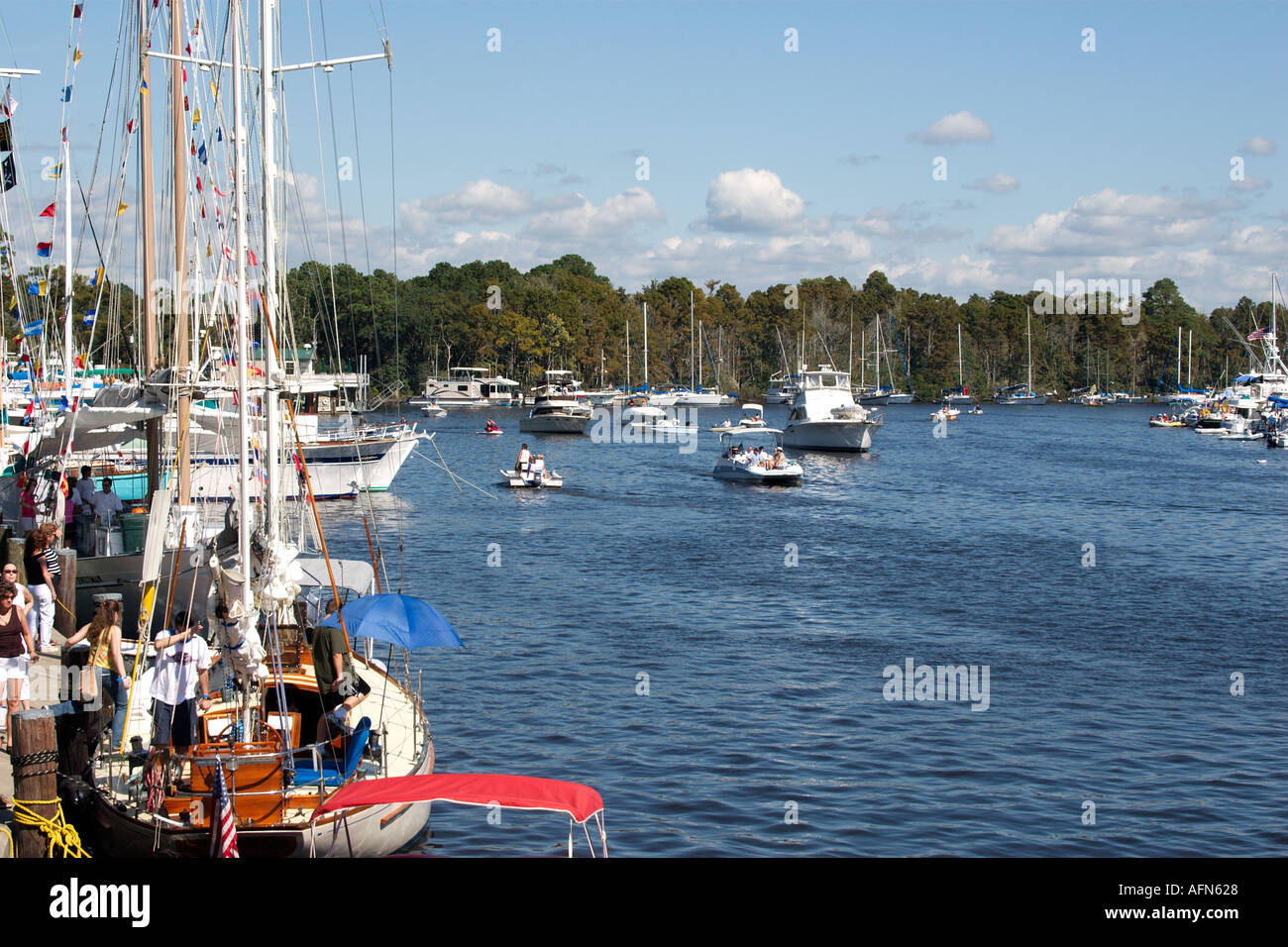 Madisonville Wooden Boat Festival Stock Photo - Alamy