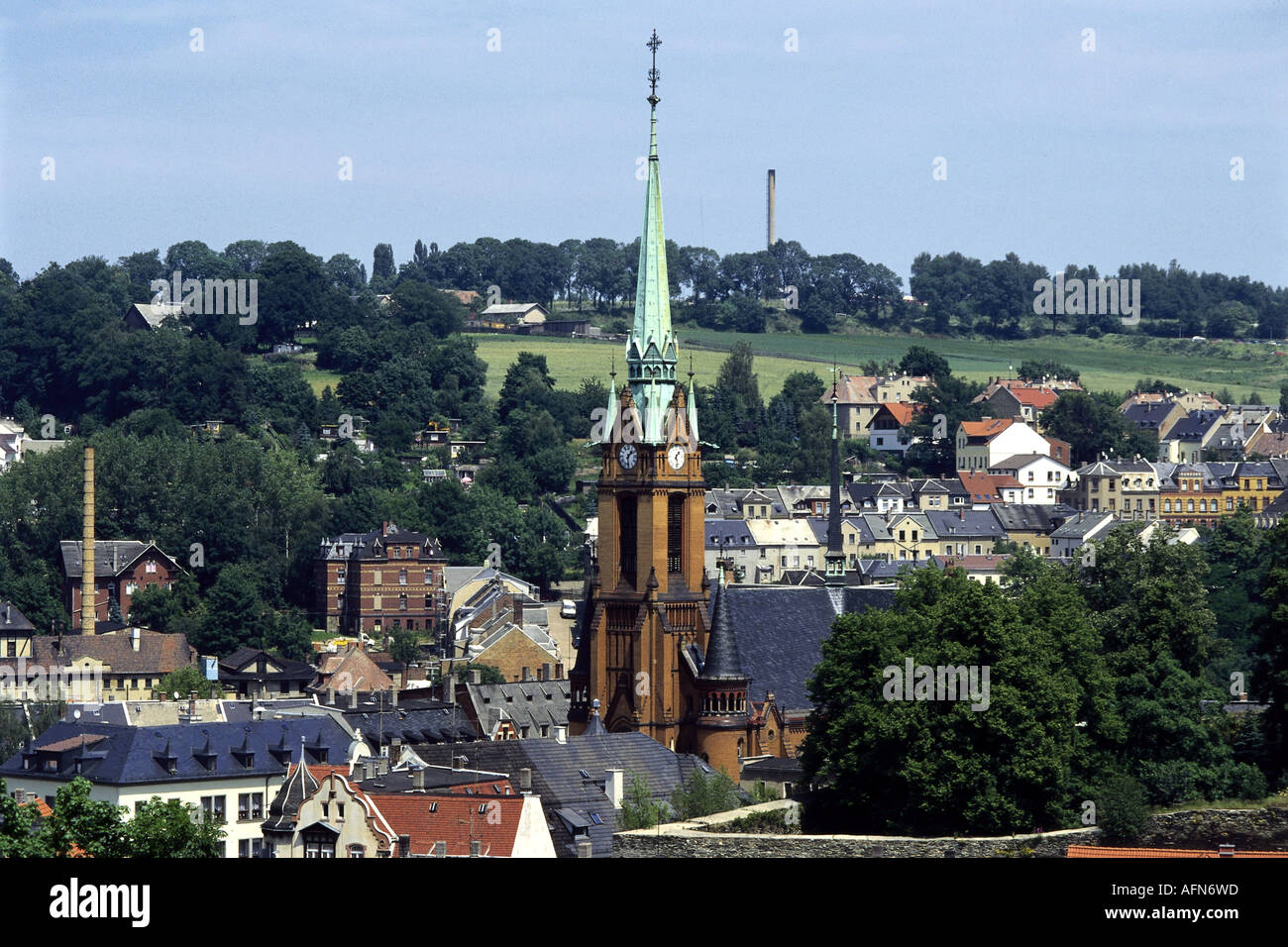geography / travel, Germany, Saxony, Mylau, city views / cityscapes ...