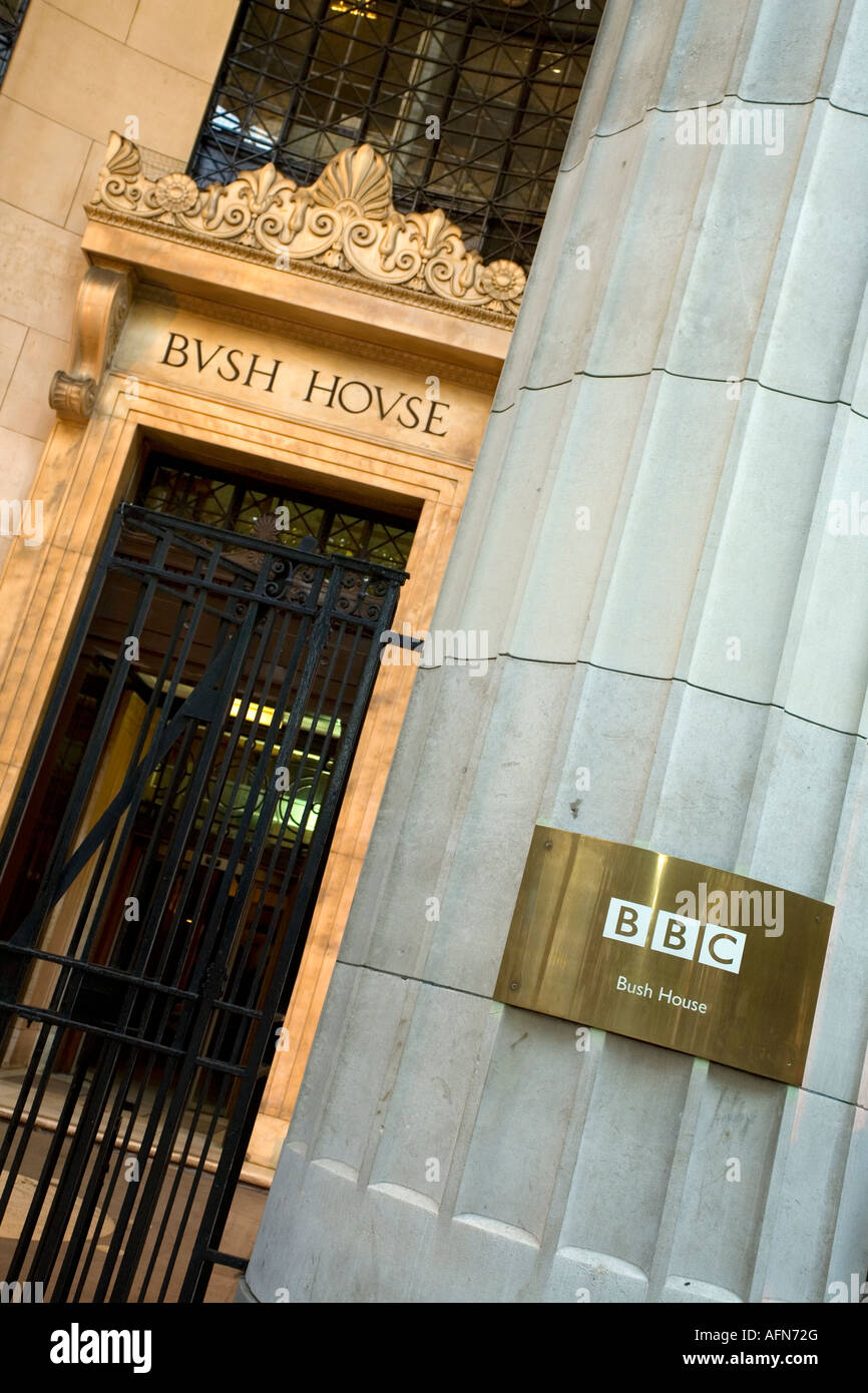 Bush House at the Aldwych in London. Home of the BBC British ...
