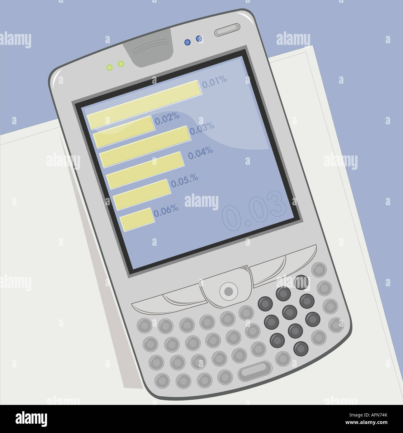 Personal data assistant Stock Photo - Alamy