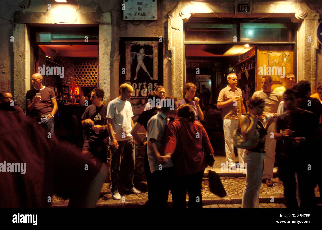 Bairro alto lisbon nightlife hi-res stock photography and images - Alamy